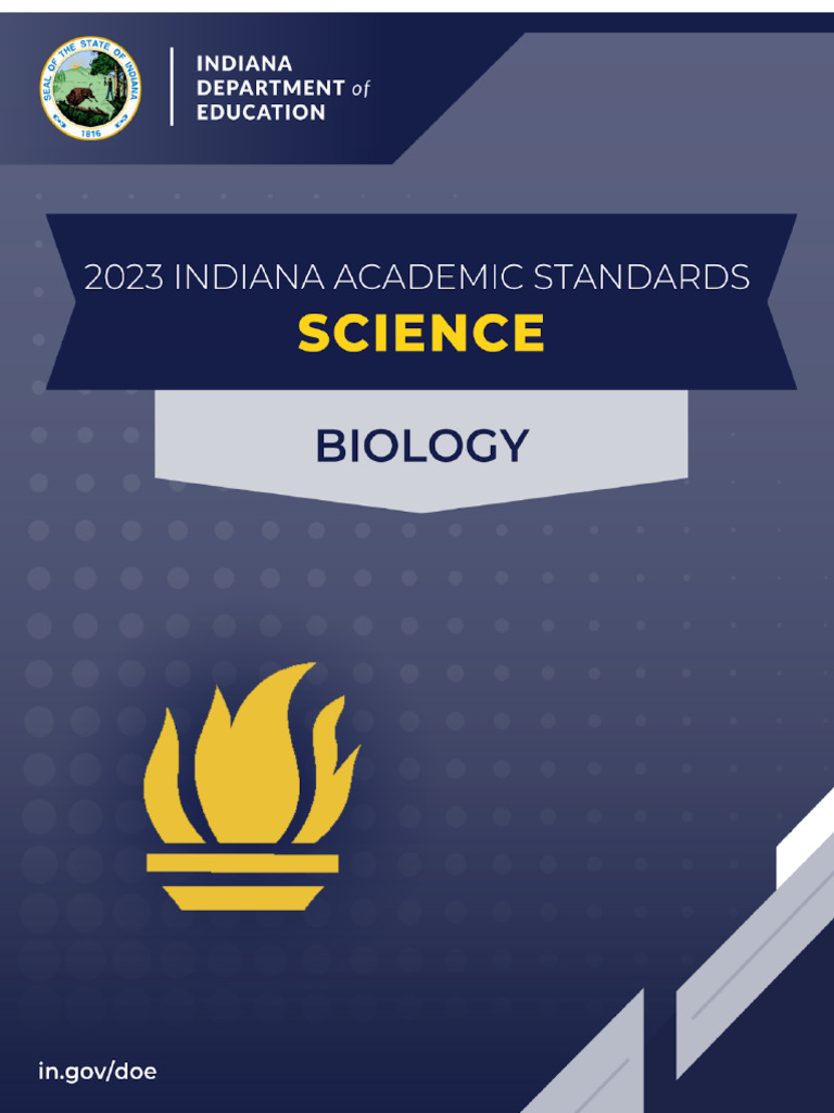 Indiana Biology Academic Standards 2023 | PDF | System | Science