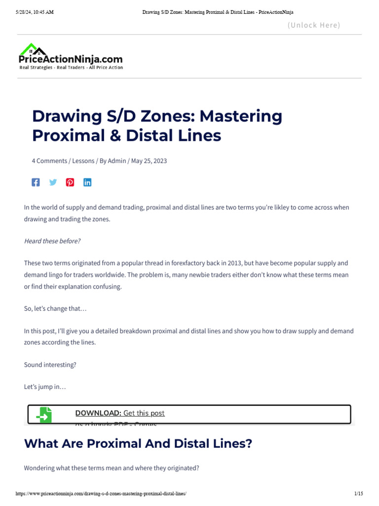 Drawing S - D Zones - Mastering Proximal & Distal Lines ...