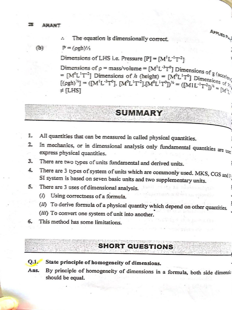 Unit - 1 Physics | PDF