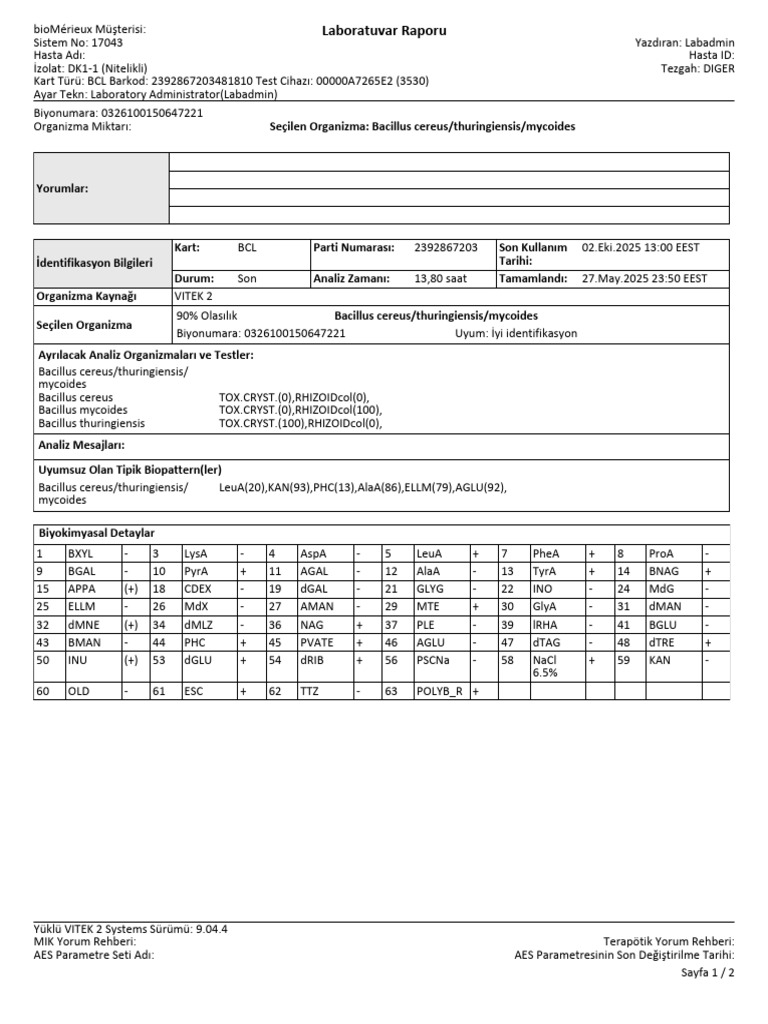 Isolate DK1-1 LAB 20250531093455 | PDF