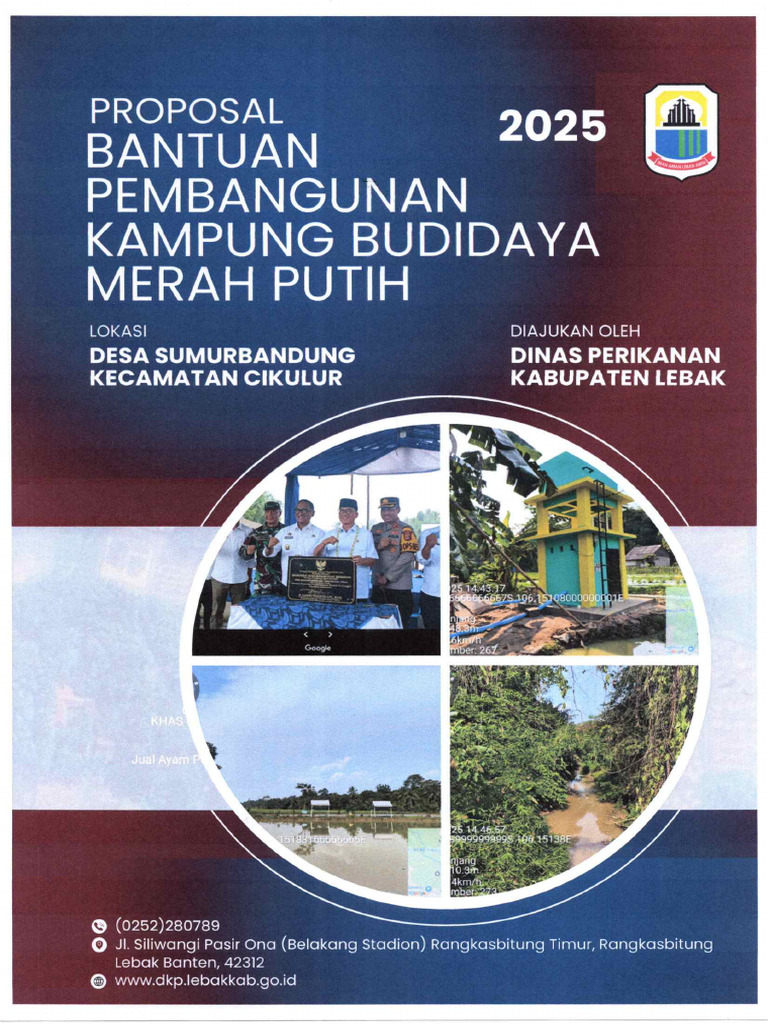 Proposal Kampung Budidaya Merah Putih - Desa Sumurbandung - Kec Cikulur - Kab Lebak | PDF