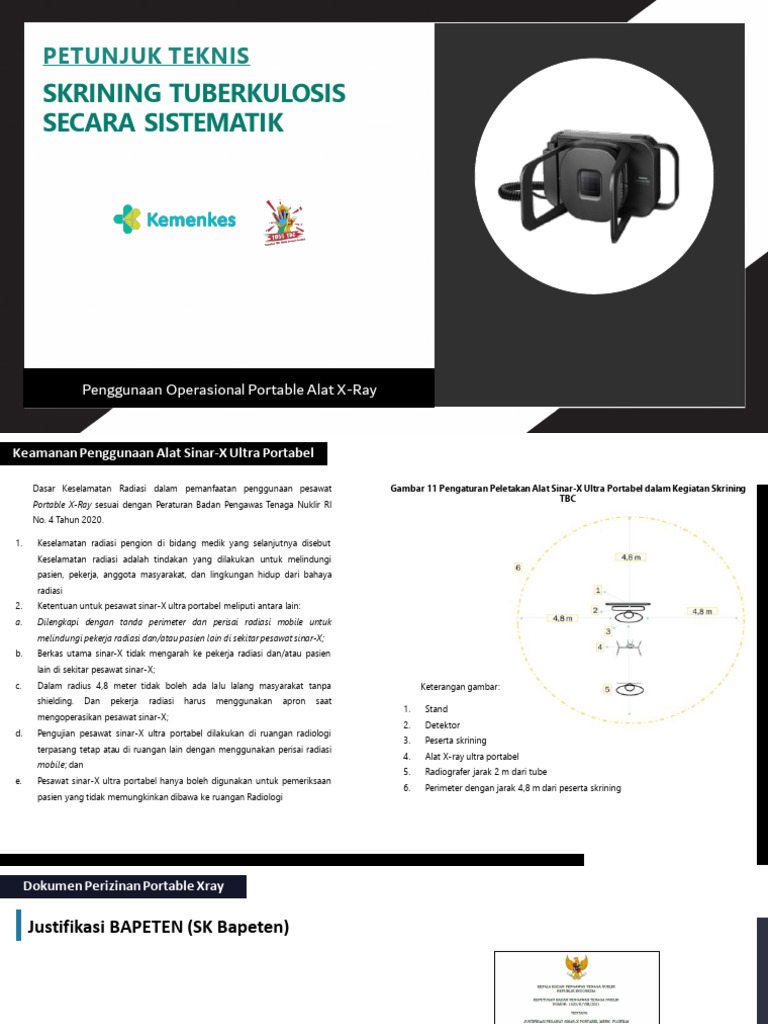 Penggunaan Operasional Alat Portable X-Ray | PDF