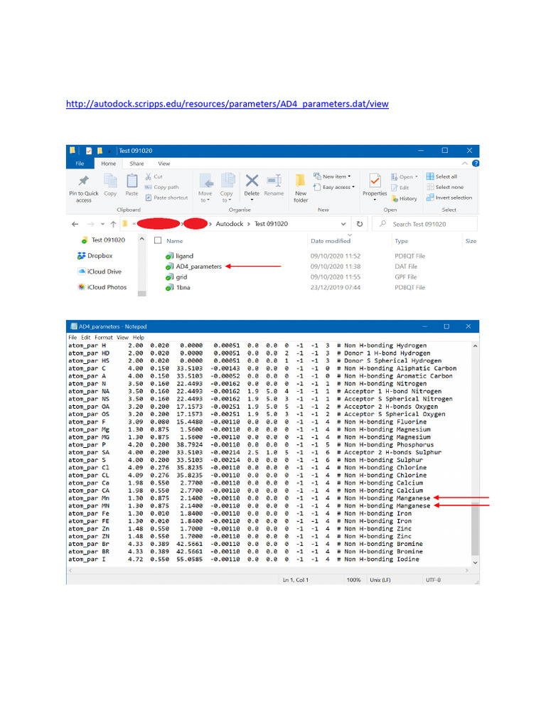 Stepsinadding Mnparameterin Auto Dock | PDF
