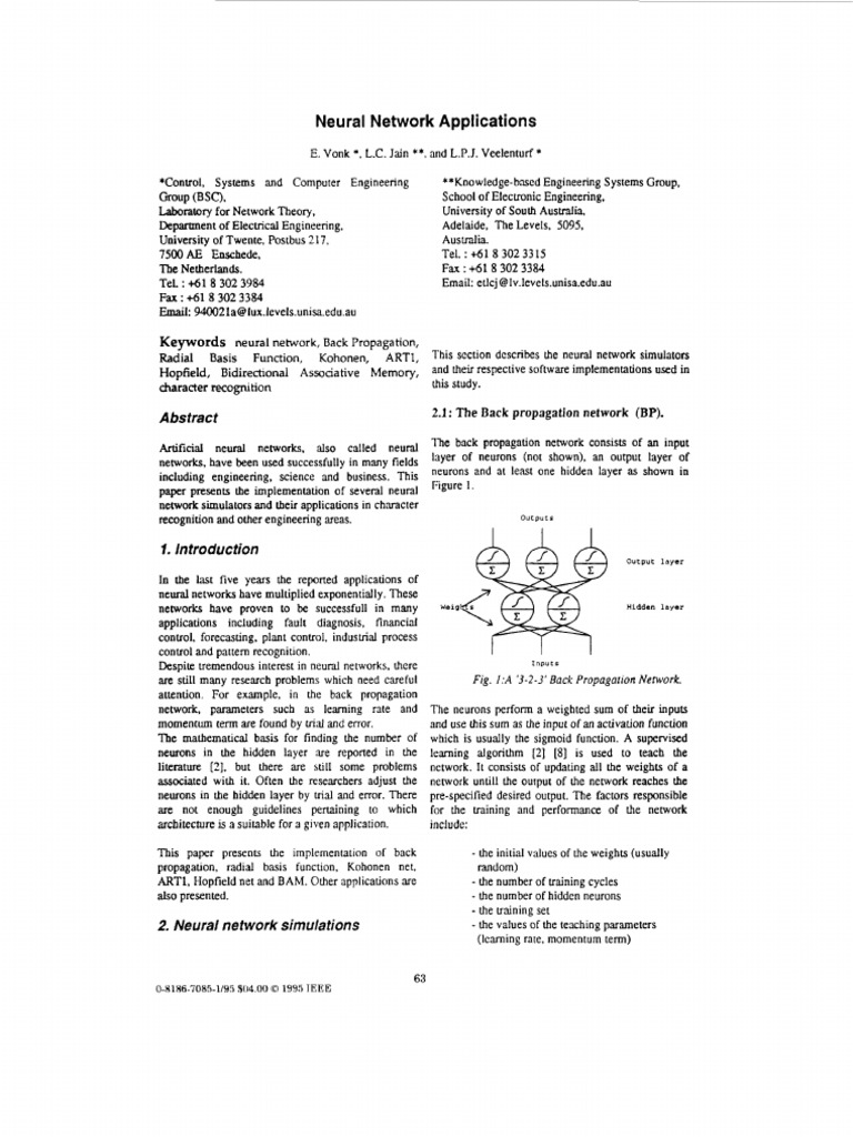 Neural Network Applications | PDF | Applied Mathematics | Machine Learning
