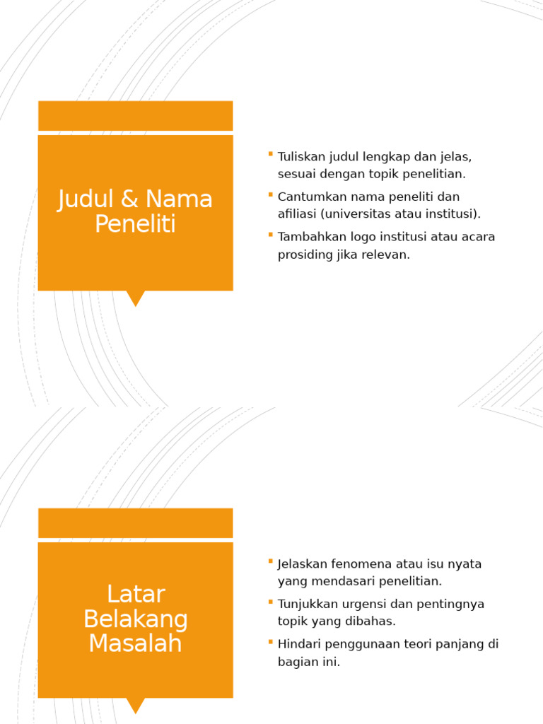 Materi Membuat Presentasi Prosiding | PDF