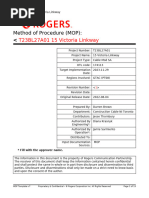 MOP (Method of Procedure) | PDF | Business | Technology & Engineering
