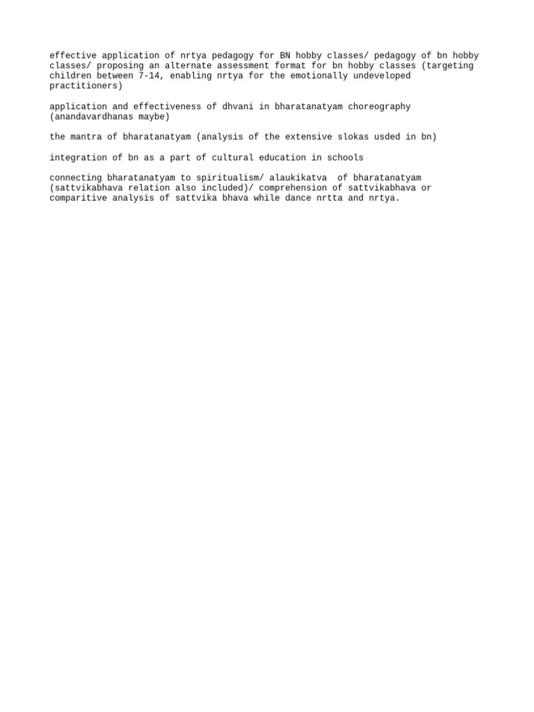 Potential Research Subjects | PDF