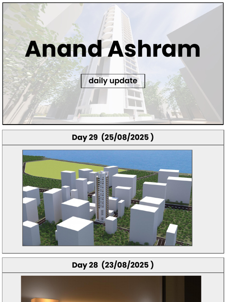 Anand Ashram Daily Update | PDF