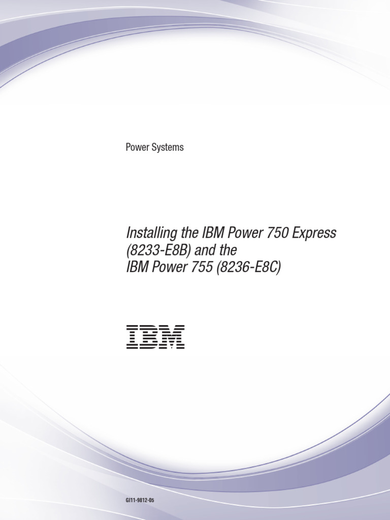 Serveur Ibm Power 750-8233 Model E8b | PDF | Computer Terminal | Local ...