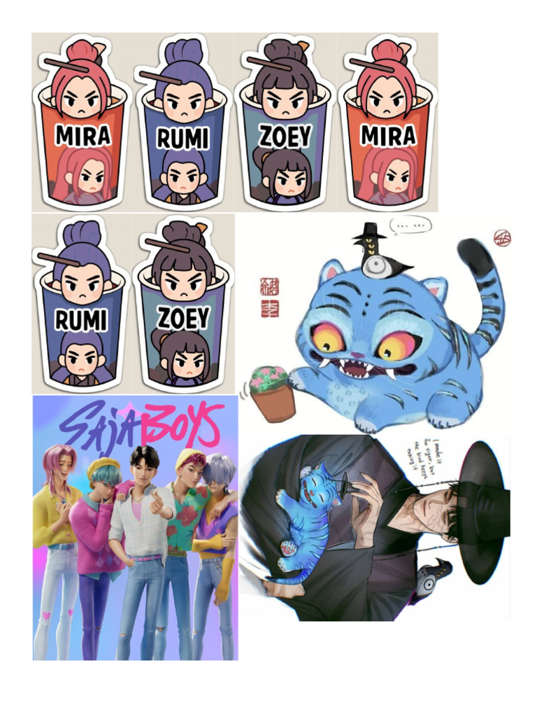 Stickers Huntrix | PDF