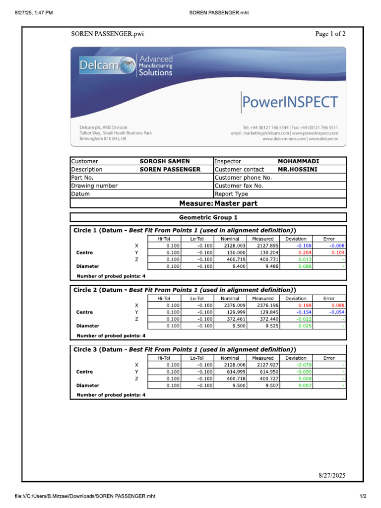CMM r14 Passenger | PDF