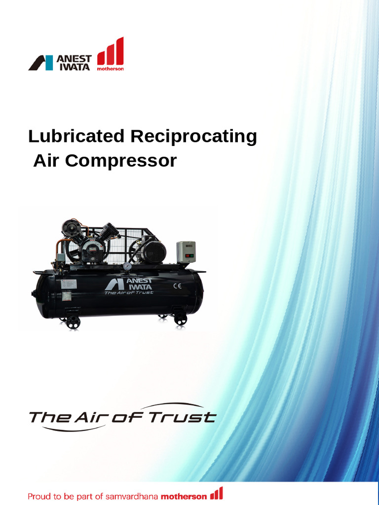 Lubricating Reciprocating Air Compressor India | PDF | Rotating Machines | Engine Technology