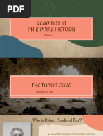 History of Tabon Man in the Philippines | PDF | Stone Age