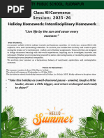 Class XII English Project Topics Complete | PDF | Essays