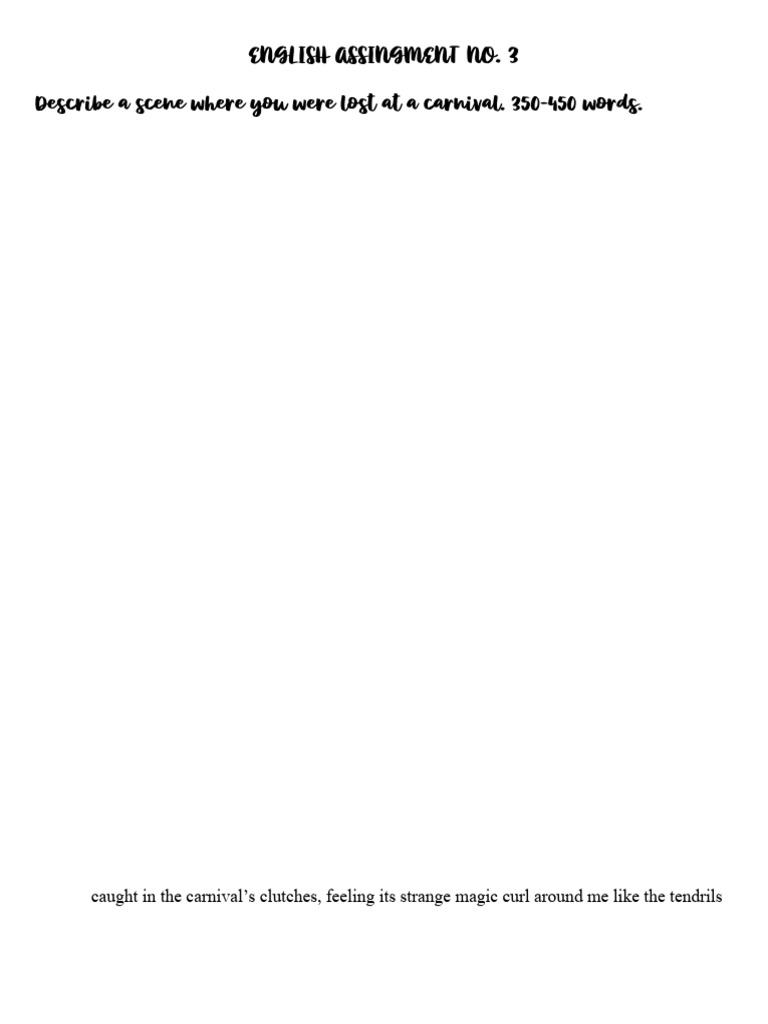 English Descriptive Writing O Levels 1123 | PDF