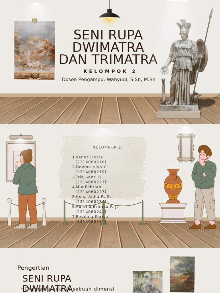 Seni Rupa Dwimatra Dan Seni Rupa Trimatra | PDF