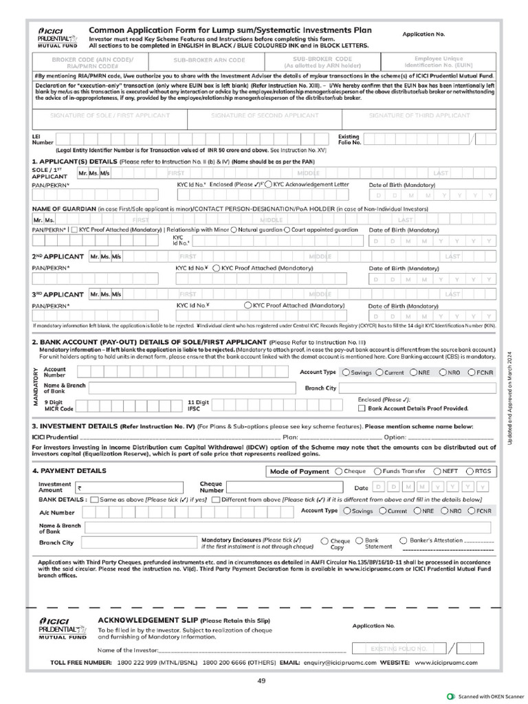 Common Application Form | PDF