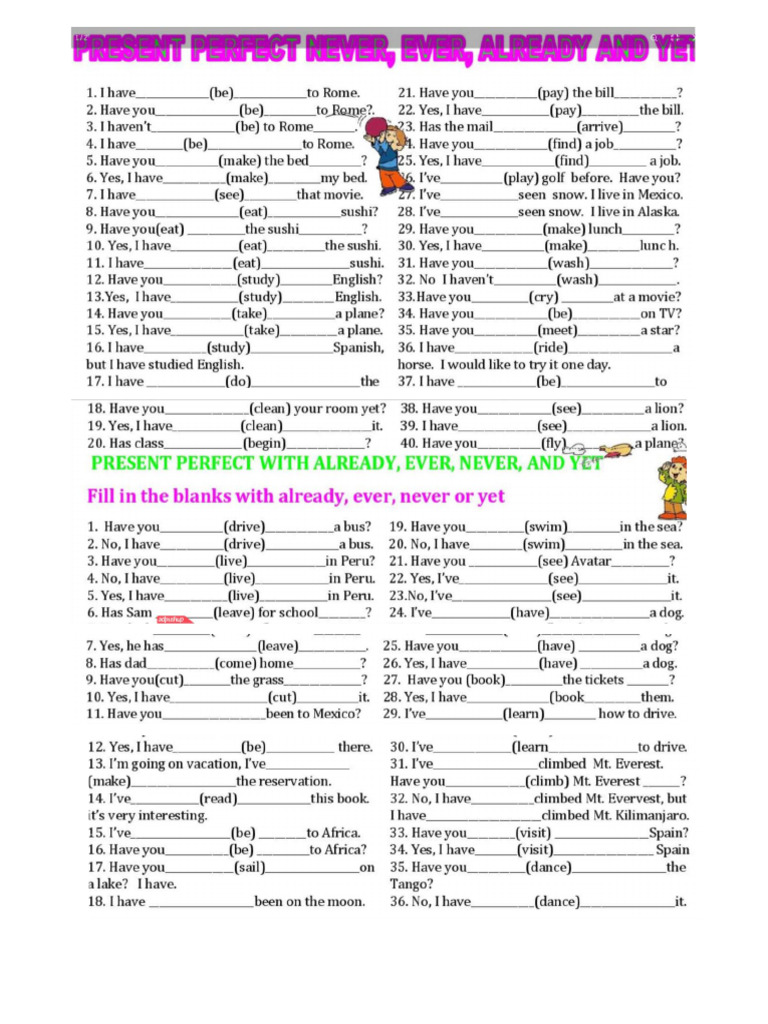 Present Perfectquiz | PDF
