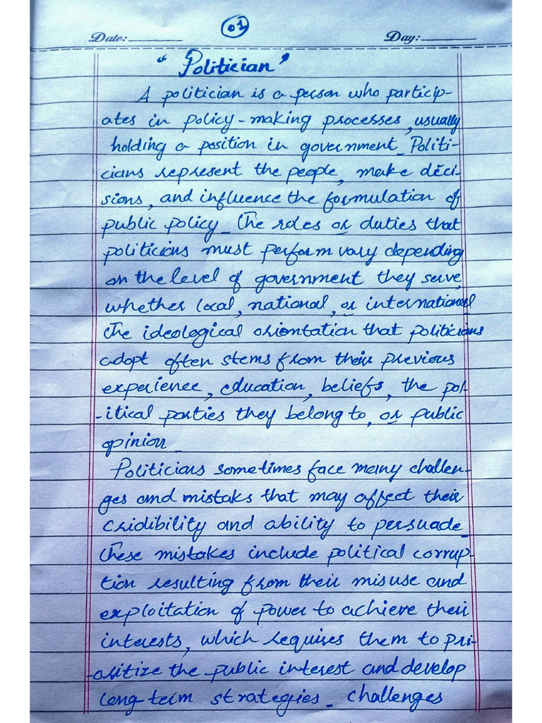 Assign. What Is Politicians | PDF
