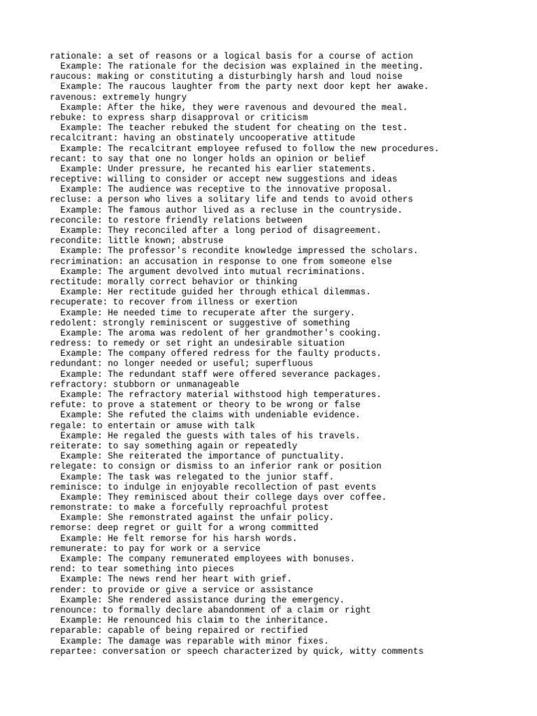 professional_vocabulary_with_examples (1) | PDF