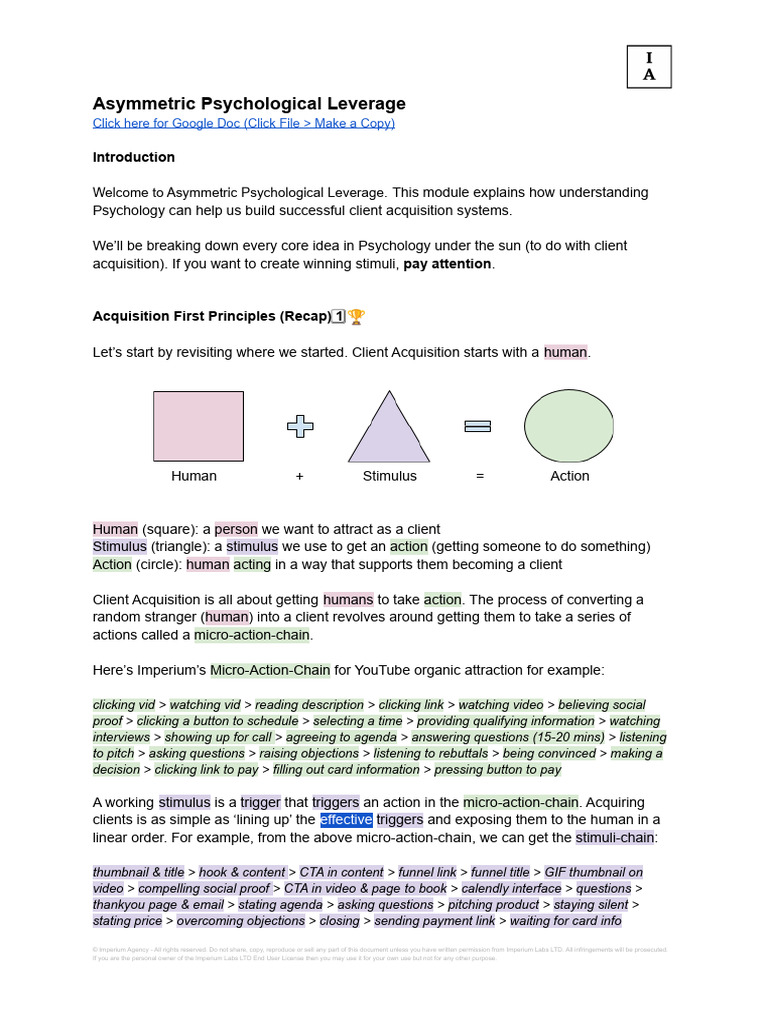 9 Asymmetric Psychological Leverage | PDF | Mind | Heuristic