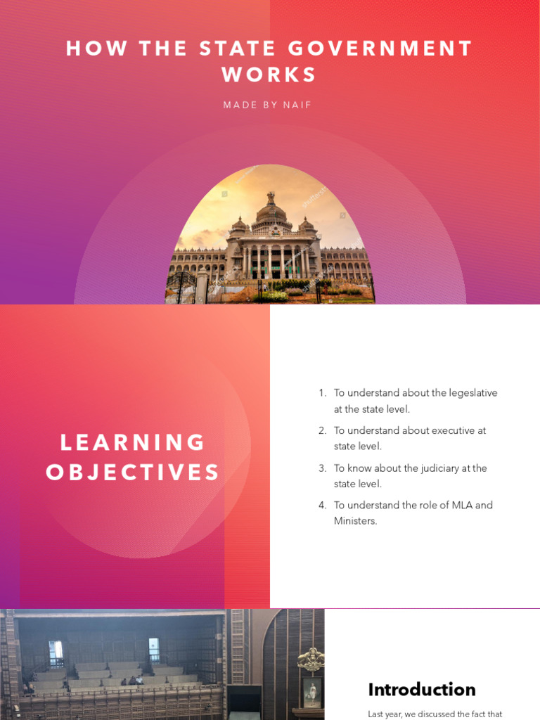 Grade 7: How The State Government Works | PDF | Legislature | Justice