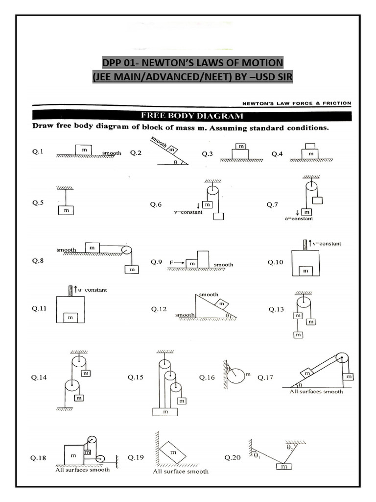 Physics - DPP 01-Usd Sir | PDF