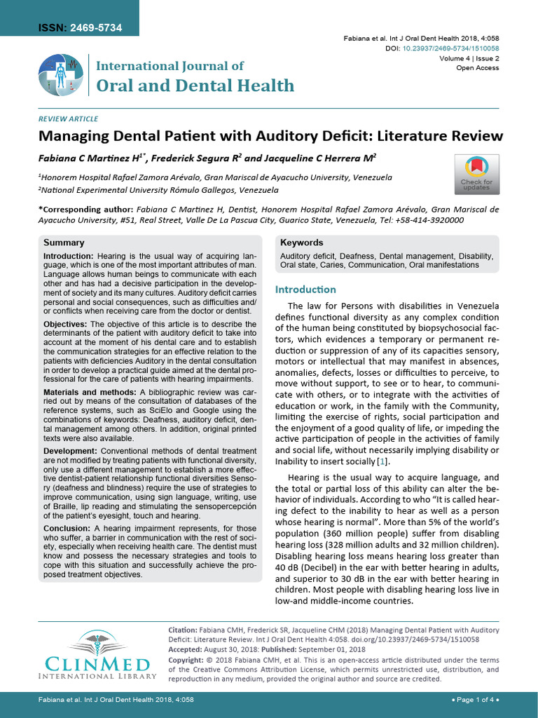 Hearing Defect Patients | PDF | Hearing Loss | Mental Disorder