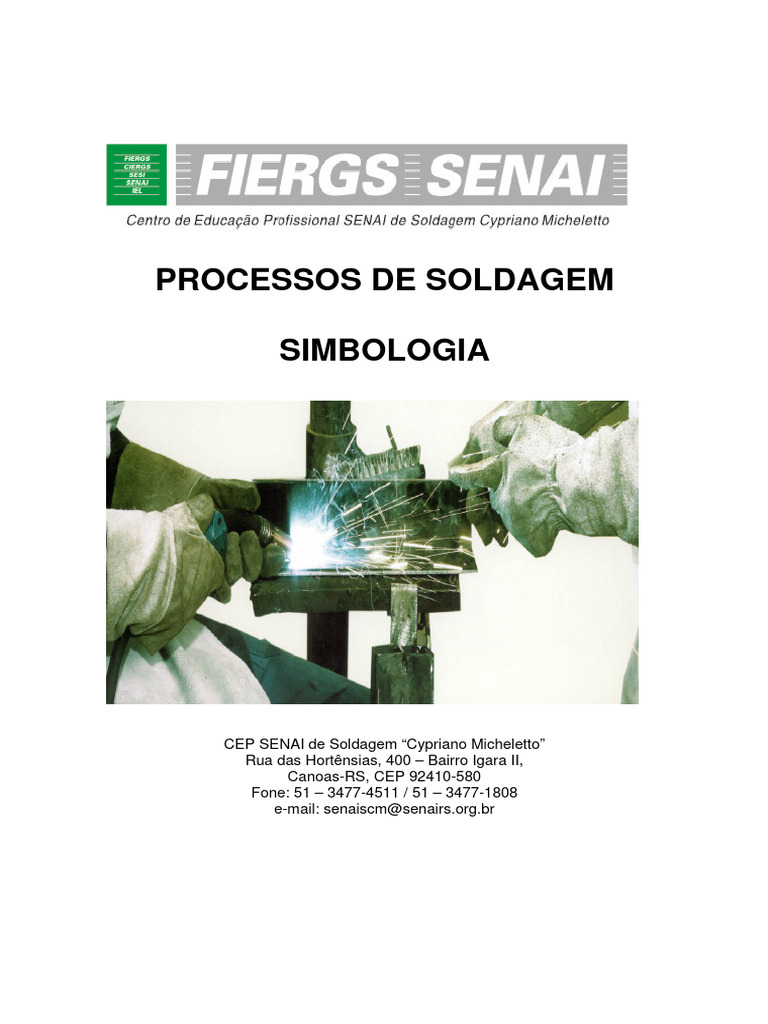 Simbologia e Processos de Soldagem | PDF | Desenho | Engenharia Mecânica