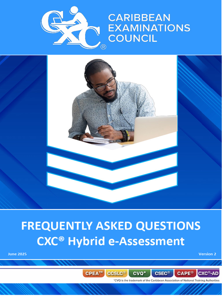 CXC Hybrid e-Assessment Guidelines | PDF | Computing