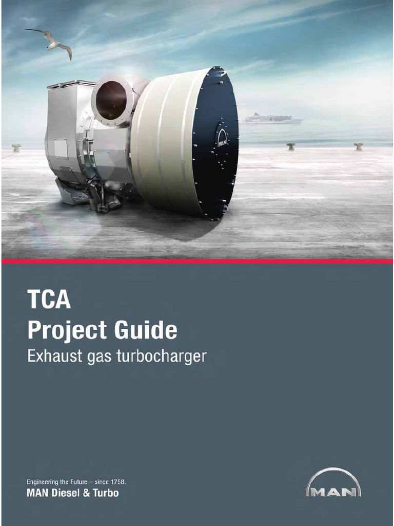 MAN TCA 55 Project Guide Exhaust Gas Turbocharger | PDF