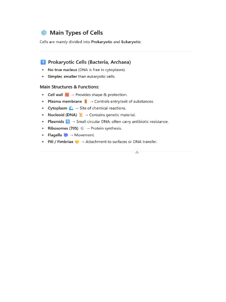 Cells Structures | PDF