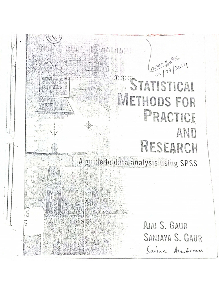 Spss Original Books | PDF