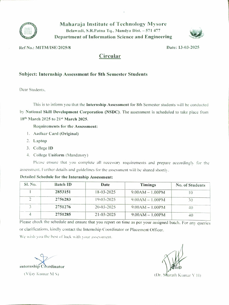 Circular Internship Assessment NSDC | PDF
