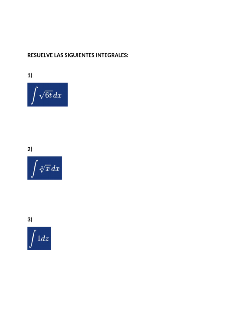 Resolución de Integrales y Análisis de Gráficas | PDF