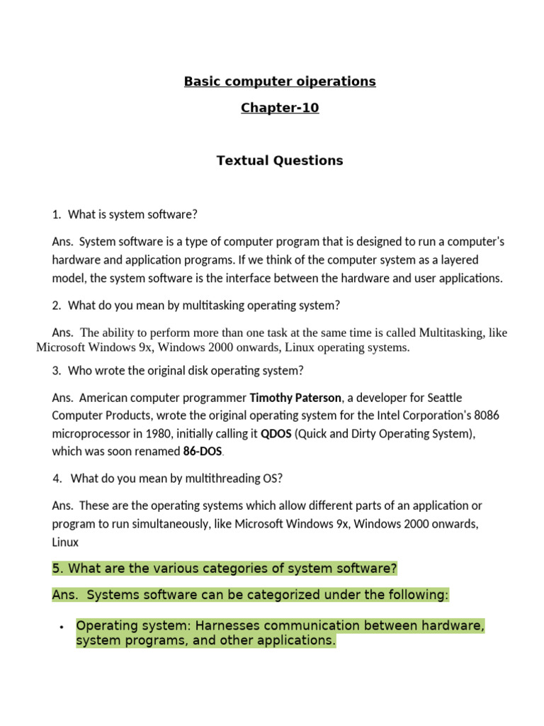 Chapter 10 | PDF | Operating System | Directory (Computing)