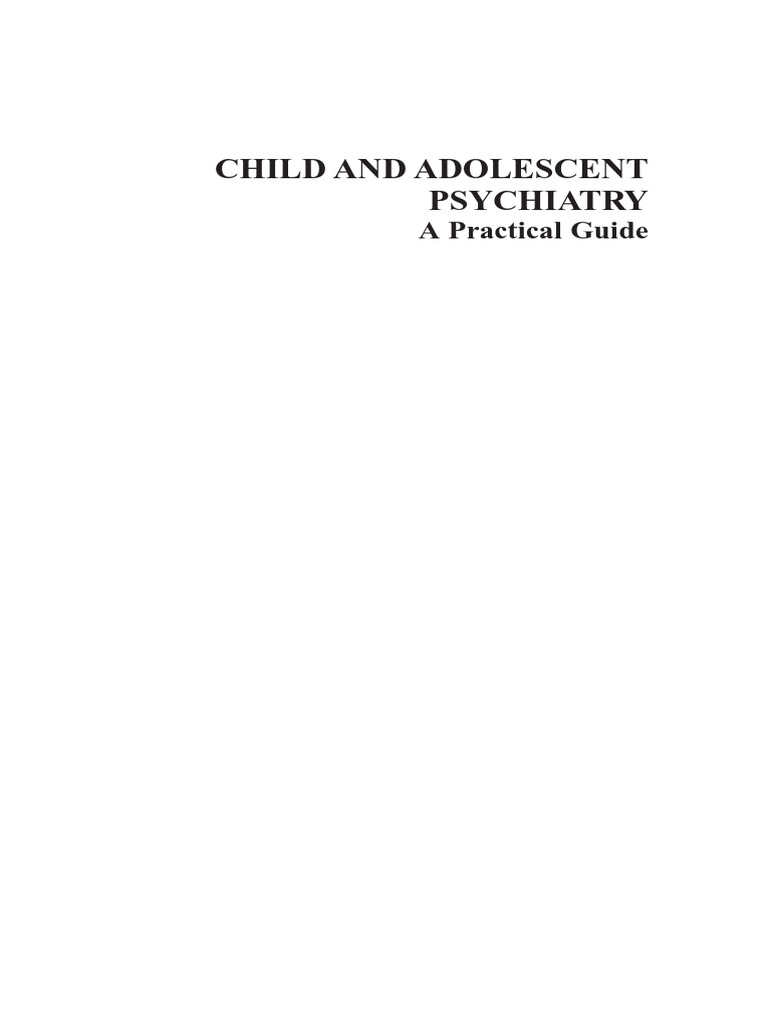Dorothy Stubbe Child Psychiatry | PDF | Mental Disorder | Temperament