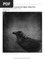 ''The Raven'' by Edgar Allan Poe: Figurative Language Analysis | PDF ...