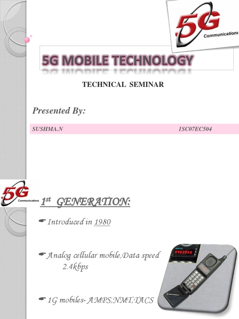 5g Technology | PDF | 4 G | Wi Max