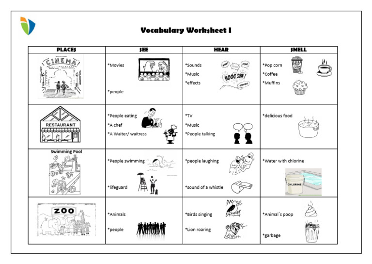 Vocabulary Worksheet | PDF
