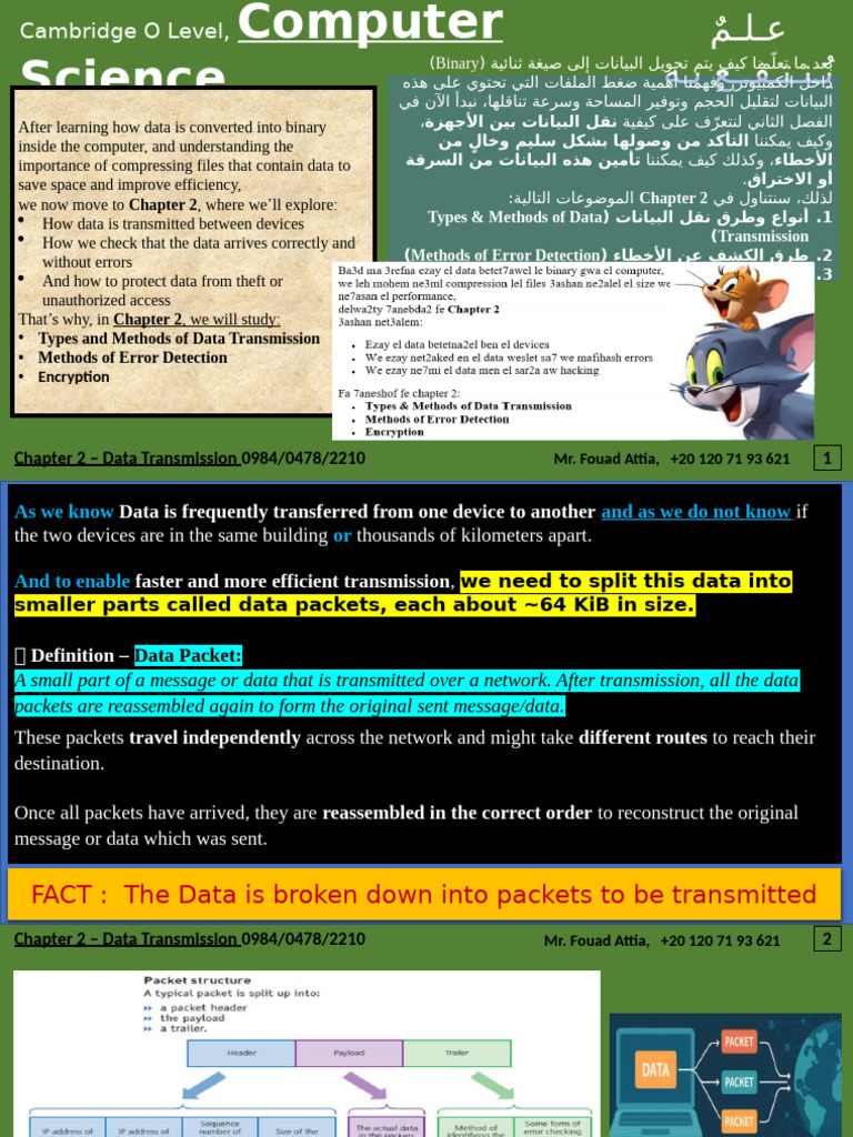 Chapter2 1 | PDF | Network Packet | Error Detection And Correction