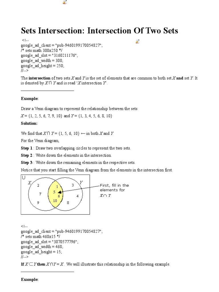 Sets and Venn Diagrams | PDF | Triangle | Discrete Mathematics