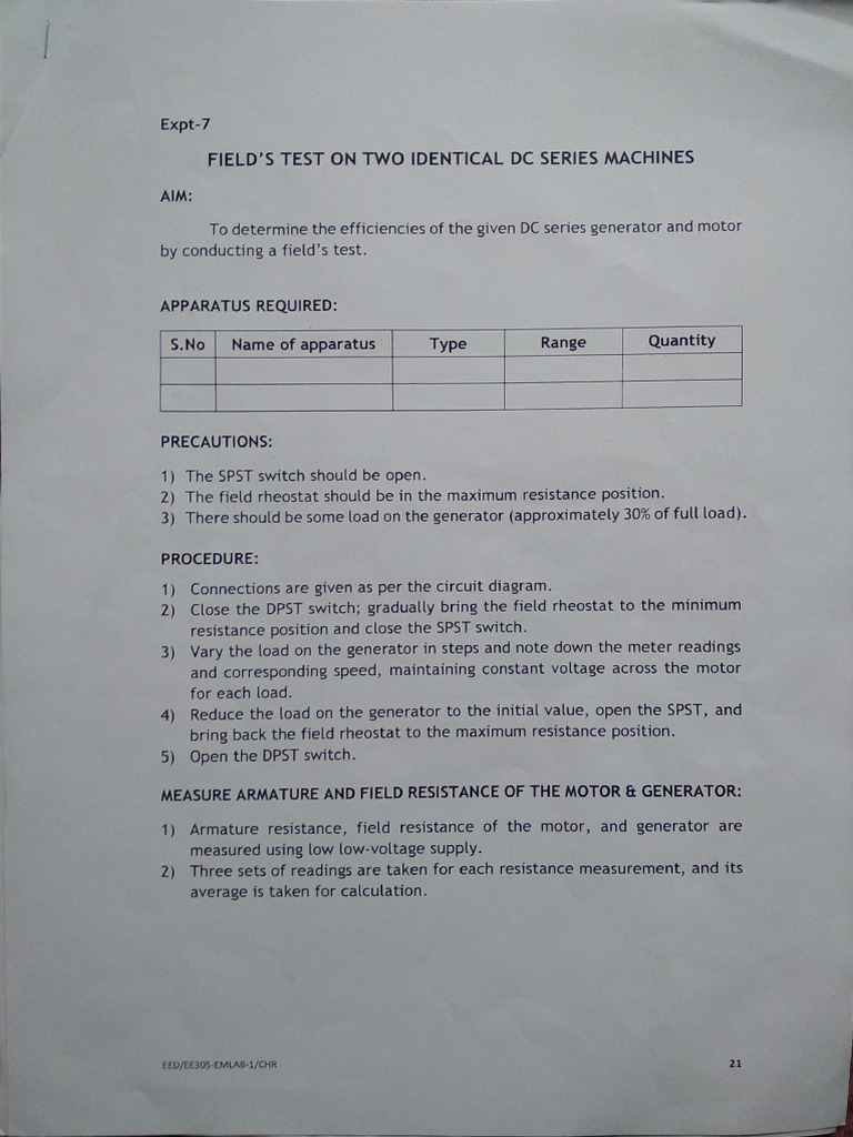 Exp 4 EM Lab | PDF | Electric Generator | Direct Current