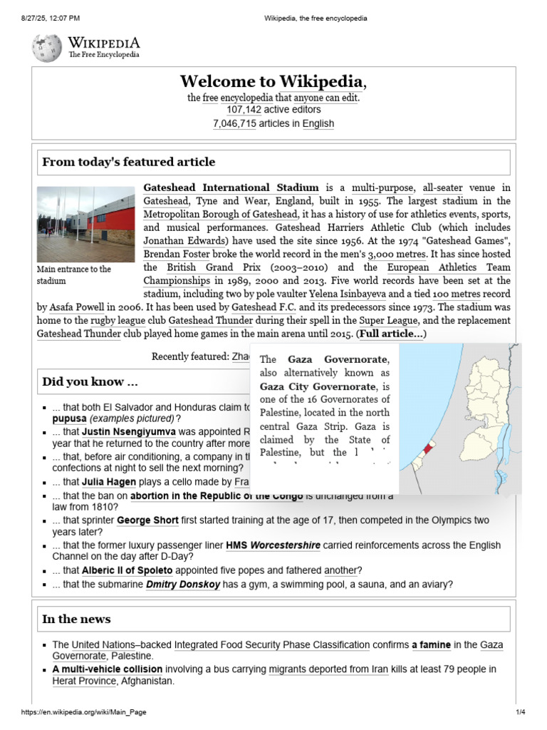 Wikipedia: The Free Encyclopedia | PDF | Wikipedia