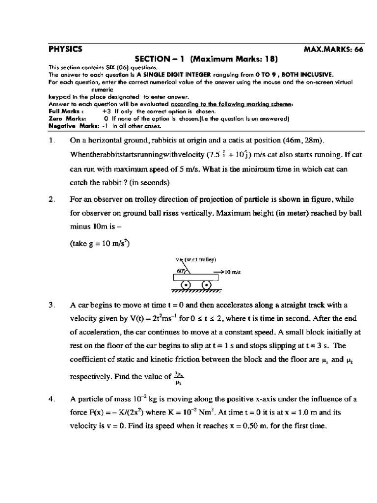 Physics Test - Full Syllabus | PDF