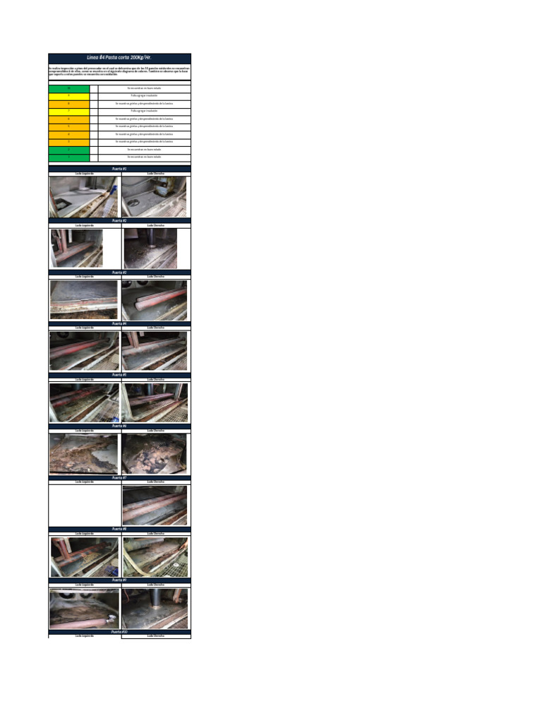 Inspección de Paneles y Puertas 200Kg/Hr | PDF