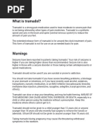 Tramadol Use in Children: A Guide | PDF | Tablet (Pharmacy) | Medicine