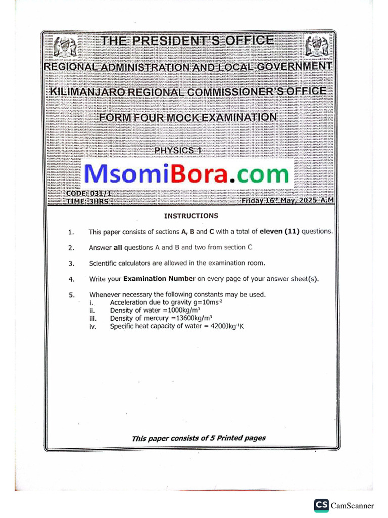 PHYSICS 1 - Exam N Answers | PDF | Humidity | Electromagnetism
