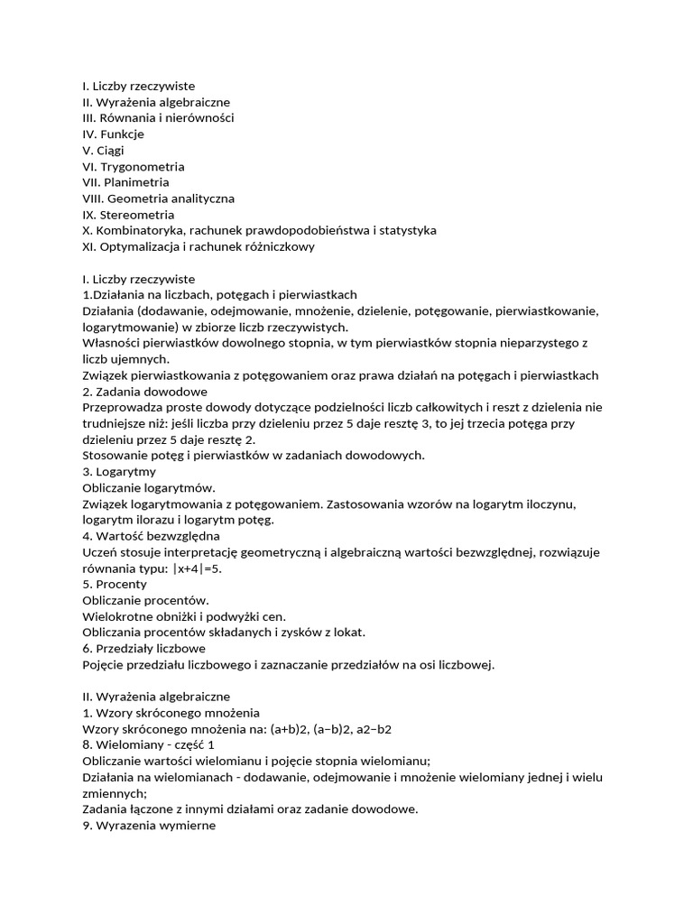 Poziom Podstawowy | PDF