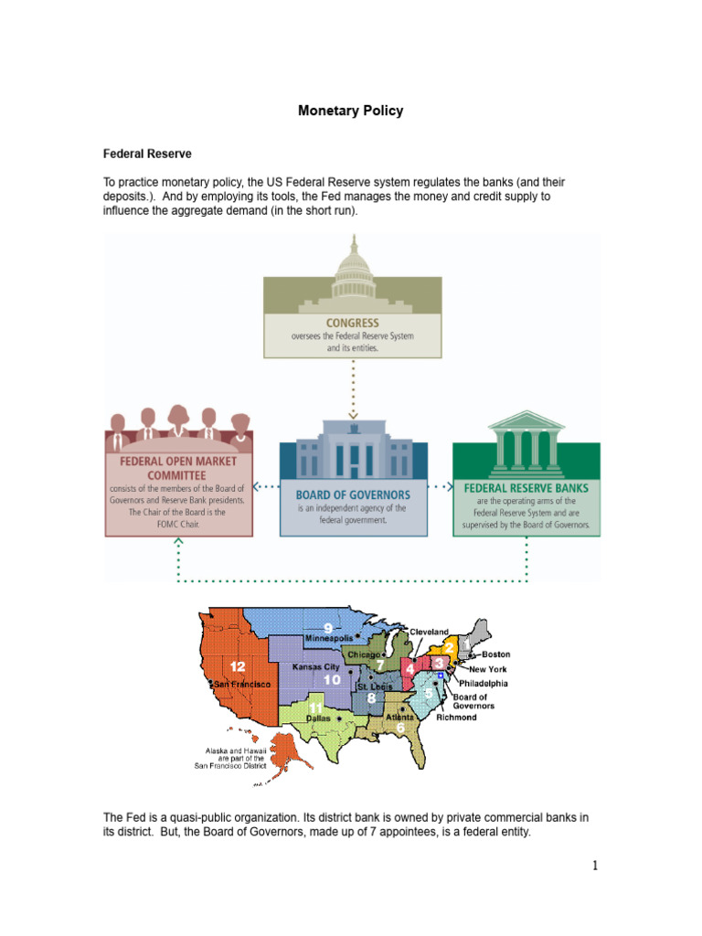 Monetary Policy 120715 | PDF | Federal Reserve | Interest Rates